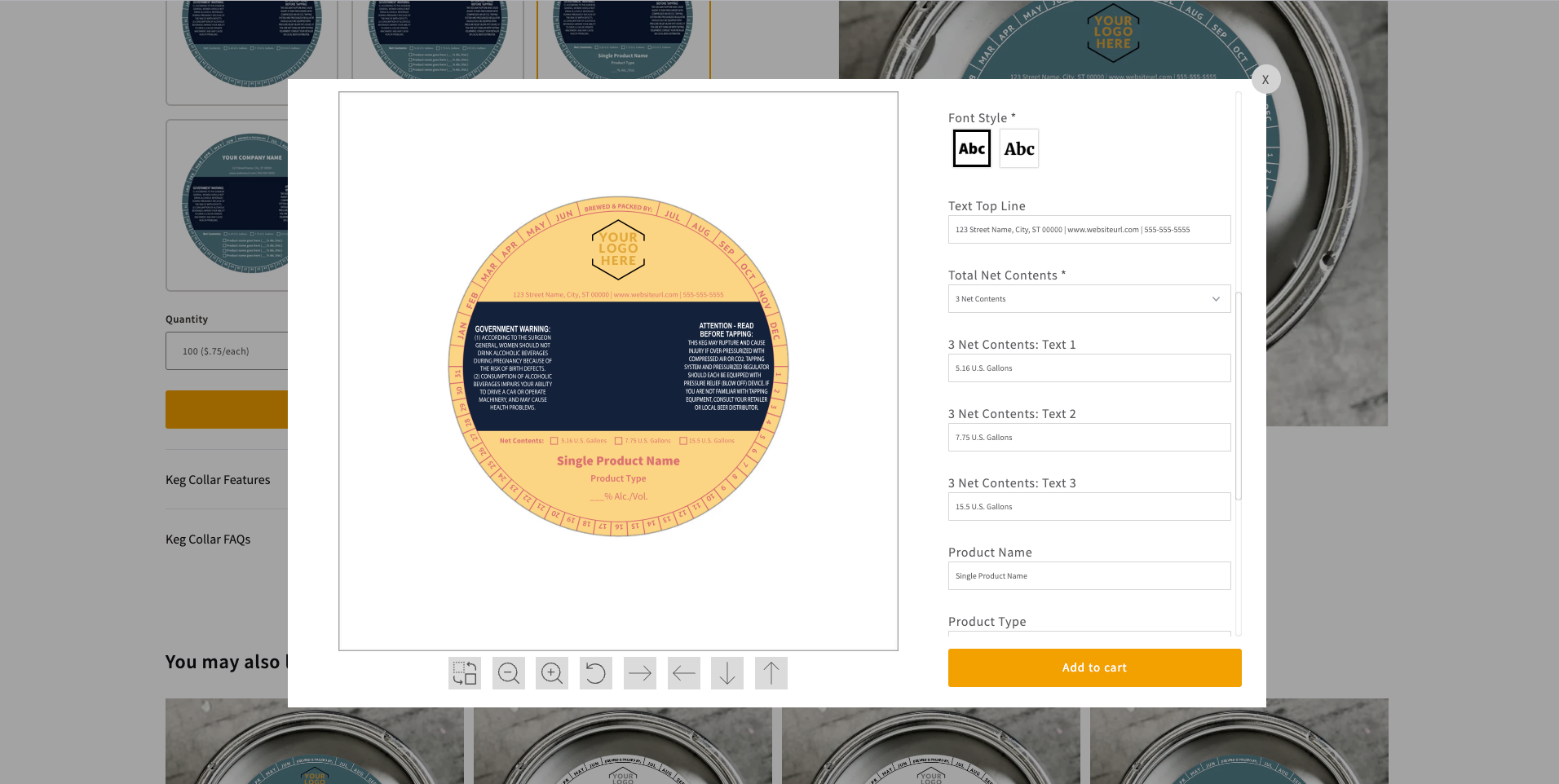 Custom Keg Collars, Keg Wraps, Keg Caps, Growler Tags, and Coasters ...
