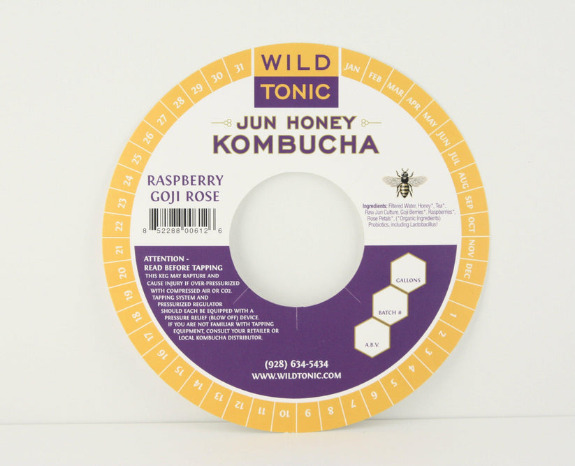 6.5 Inch Round Keg Collar Full Color Custom Design – Keg Collars Network